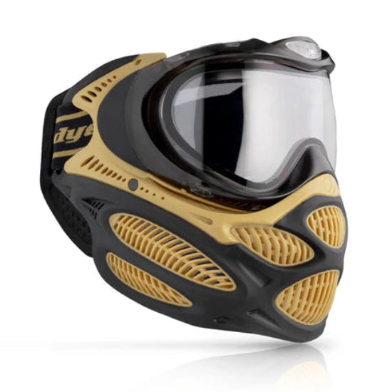 Dye i3 Pro Paintball Goggle System - Heritage Gold – Adrenaline ...